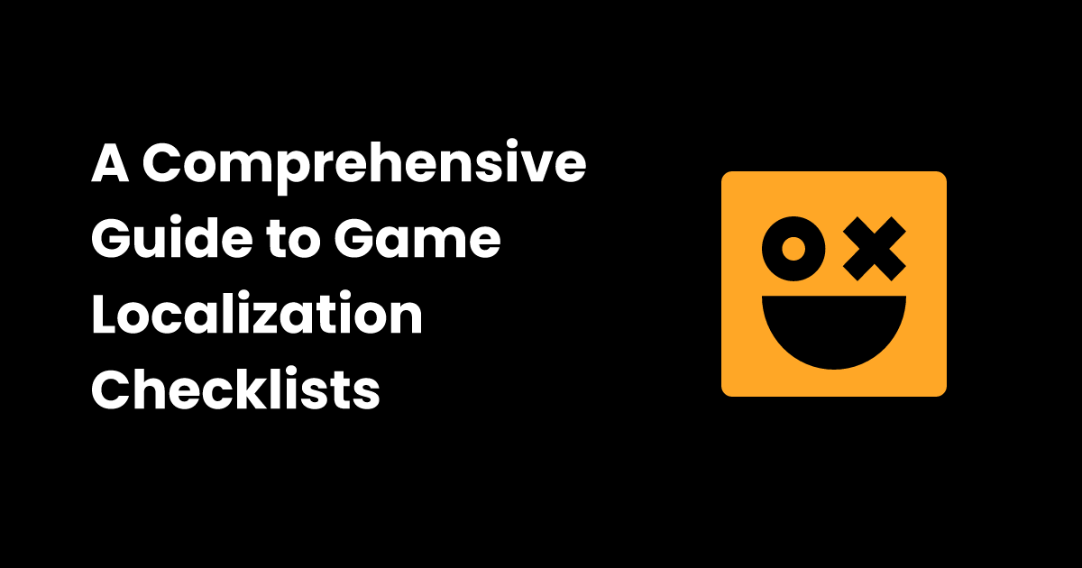Game Localization Checklist 