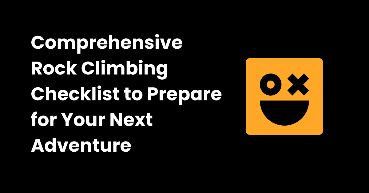Rock climbing checklist | checklist.gg