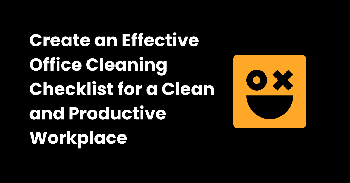 Office cleaning checklist | checklist.gg