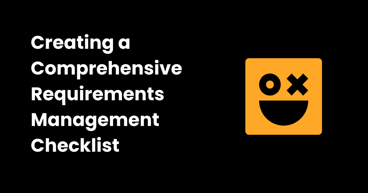 Requirements management checklist | checklist.gg