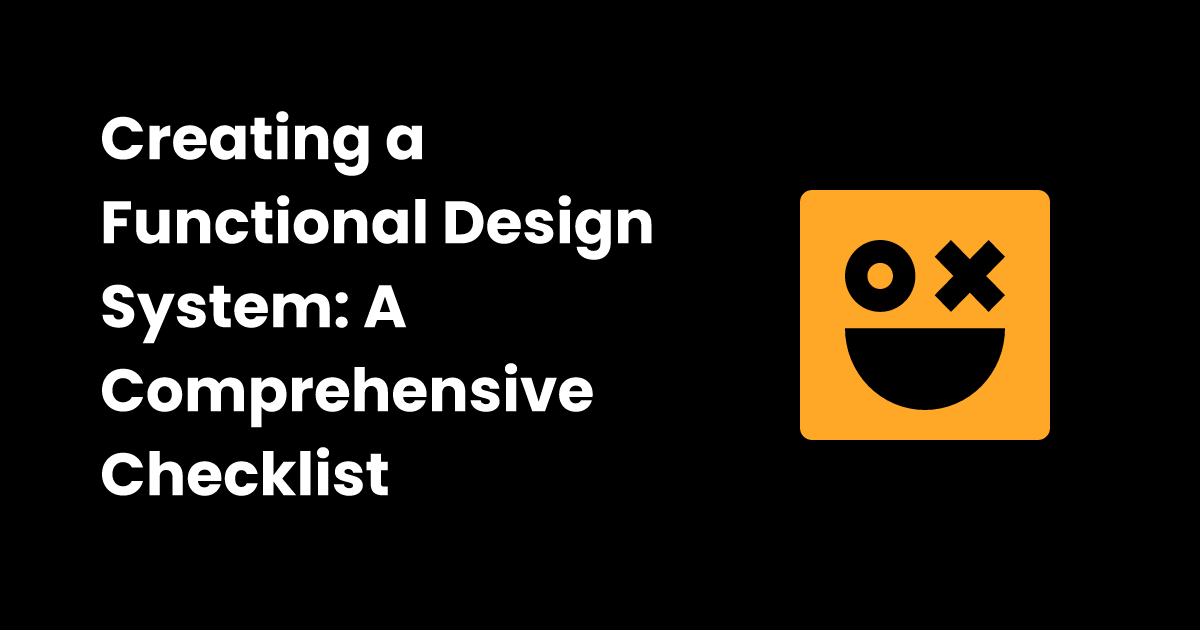 Design system checklist | checklist.gg