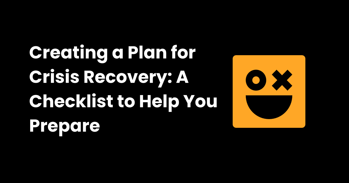 Crisis recovery plan checklist | checklist.gg