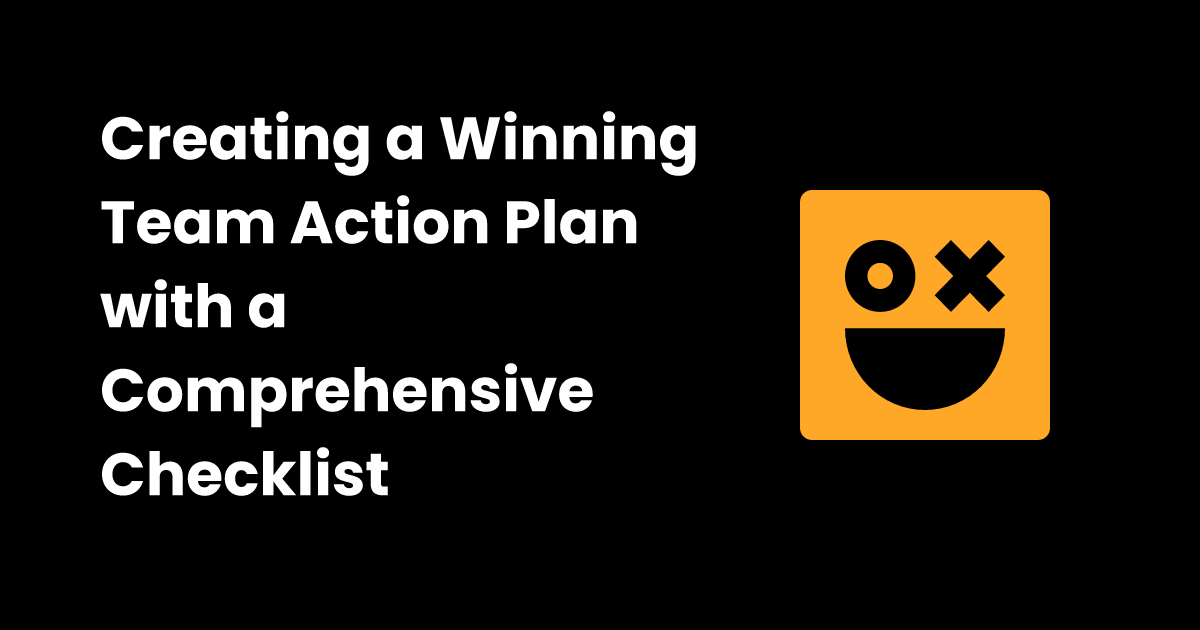 Team action plan checklist | checklist.gg