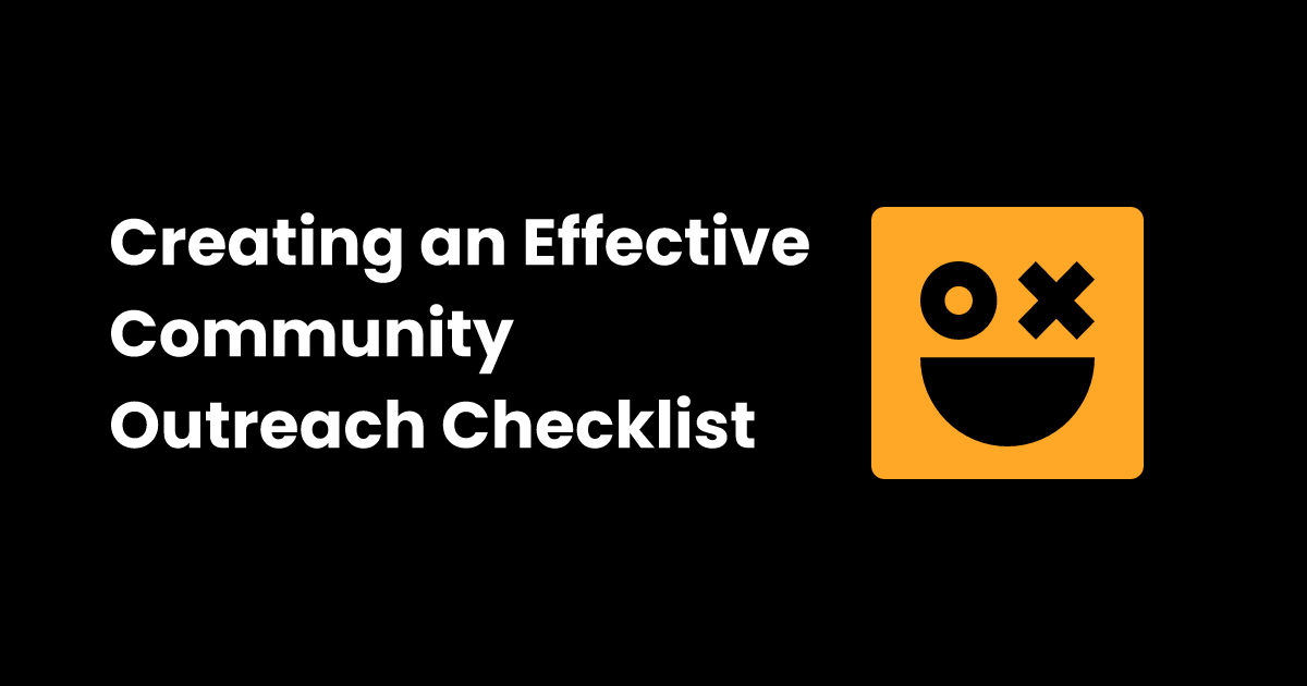 Community outreach checklist | checklist.gg