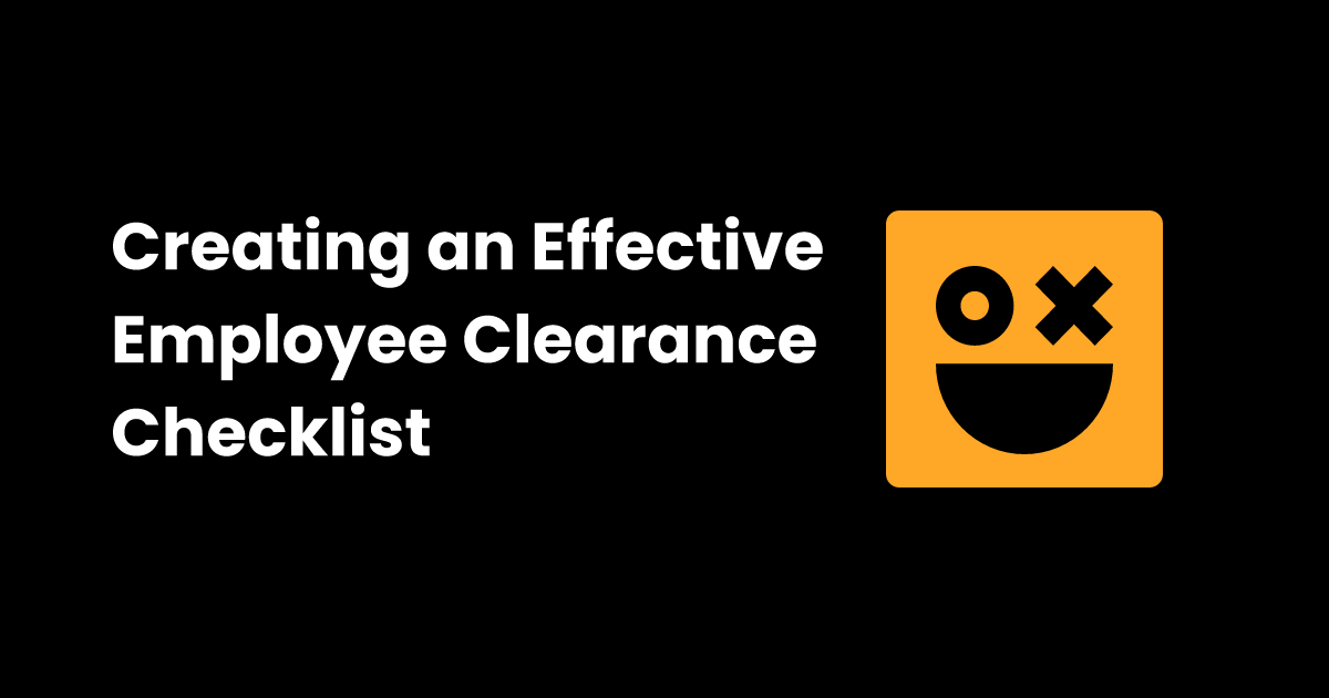 Employee clearance checklist | checklist.gg