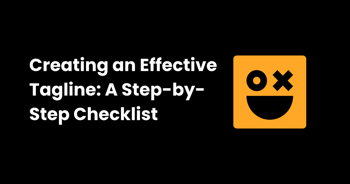Tagline checklist | checklist.gg