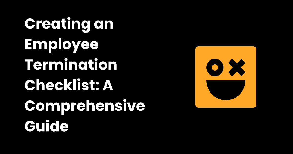 Employee termination checklist | checklist.gg