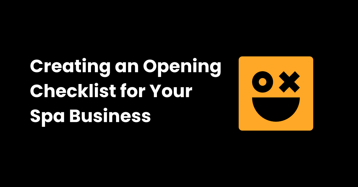 Spa opening checklist | checklist.gg