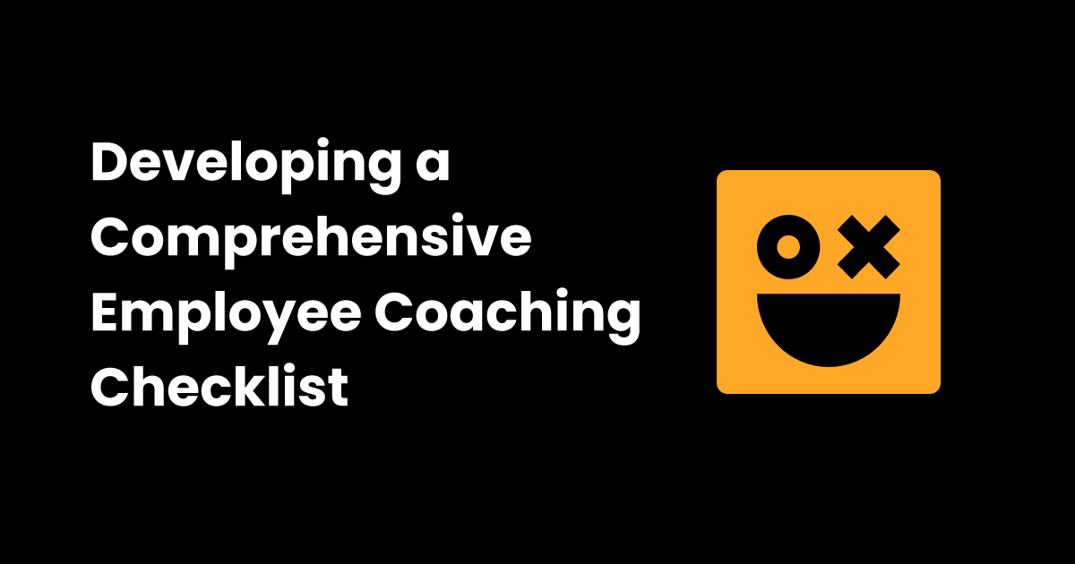 Employee coaching checklist | checklist.gg