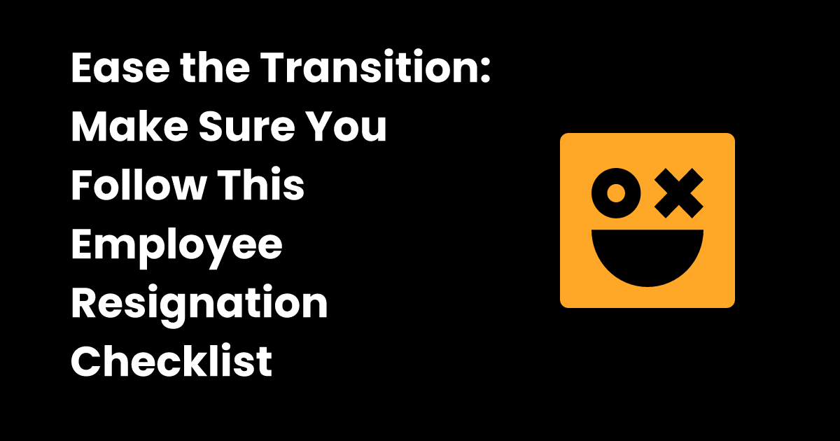 Employee resignation checklist | checklist.gg