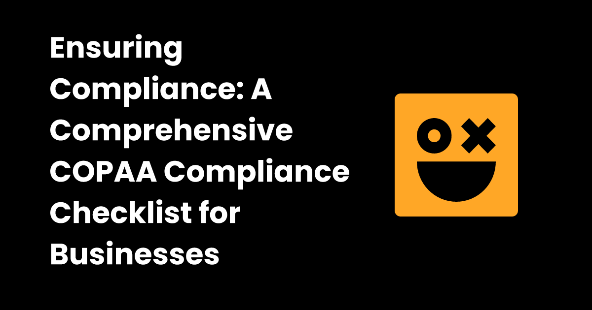 Copaa compliance checklist | checklist.gg