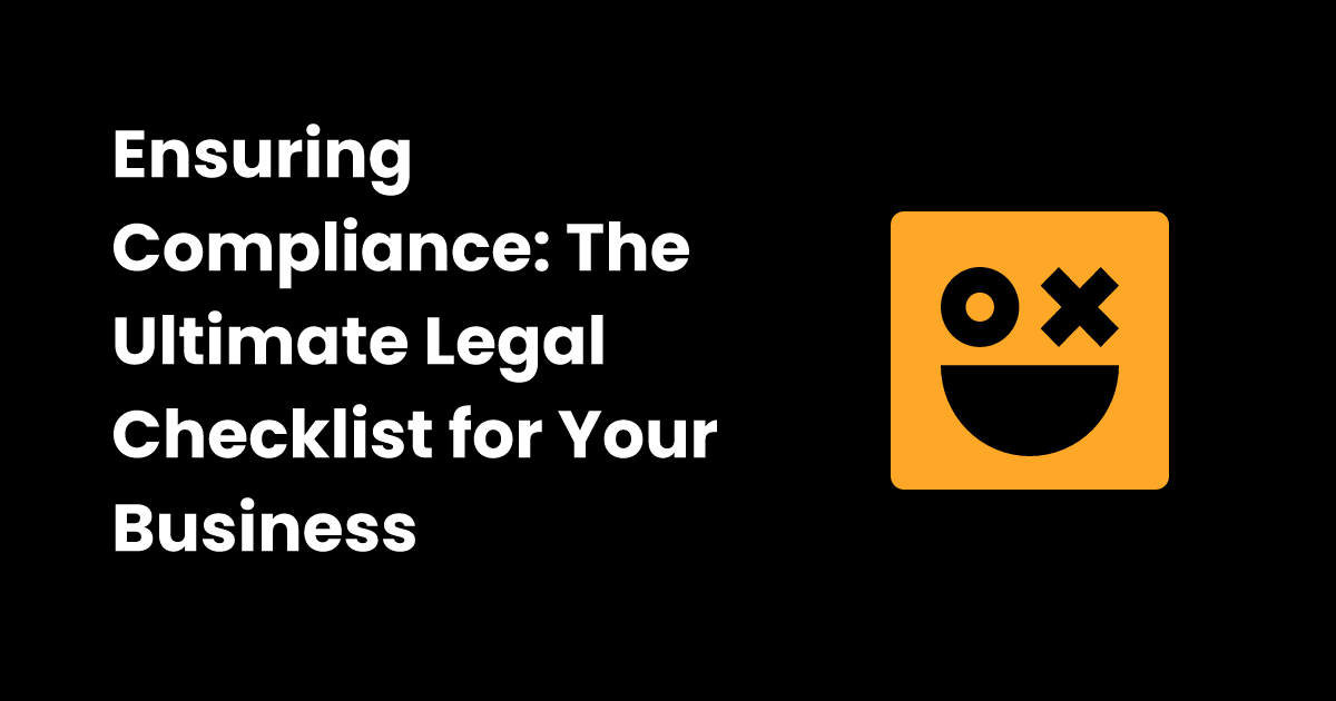 Legal compliance checklist | checklist.gg