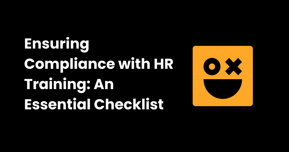 Hr compliance training checklist | checklist.gg
