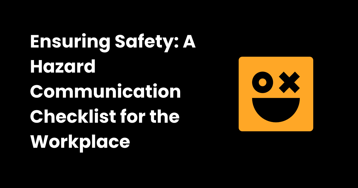 Hazard communication checklist | checklist.gg