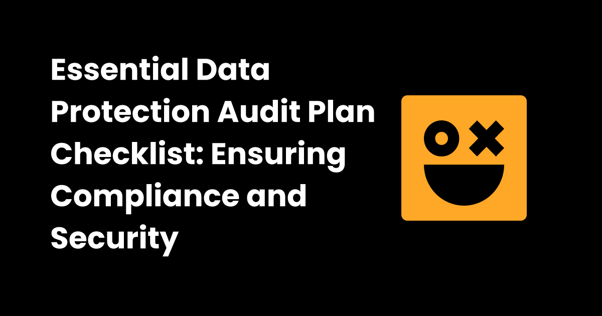 Data protection audit plan checklist | checklist.gg