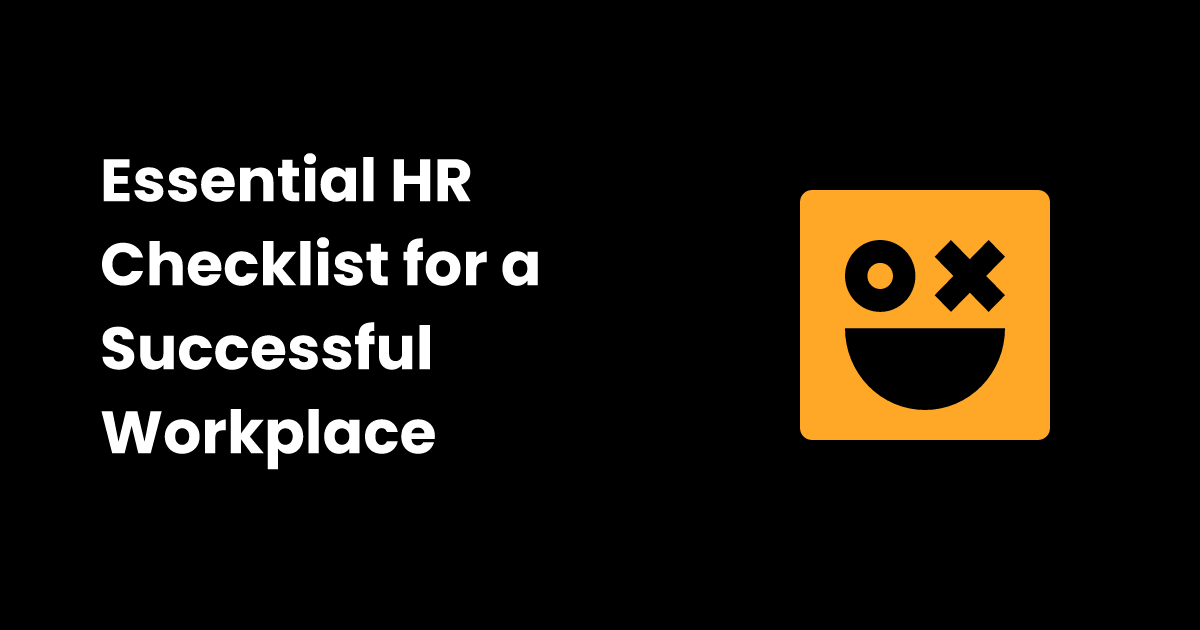 Human resources checklist | checklist.gg