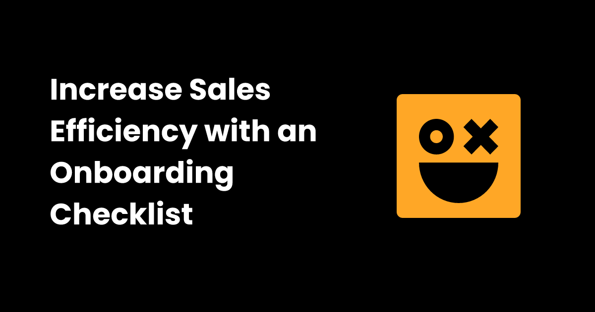 Sales onboarding checklist | checklist.gg