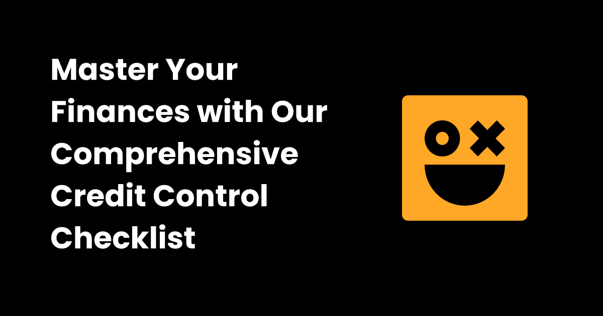 Credit control checklist | checklist.gg
