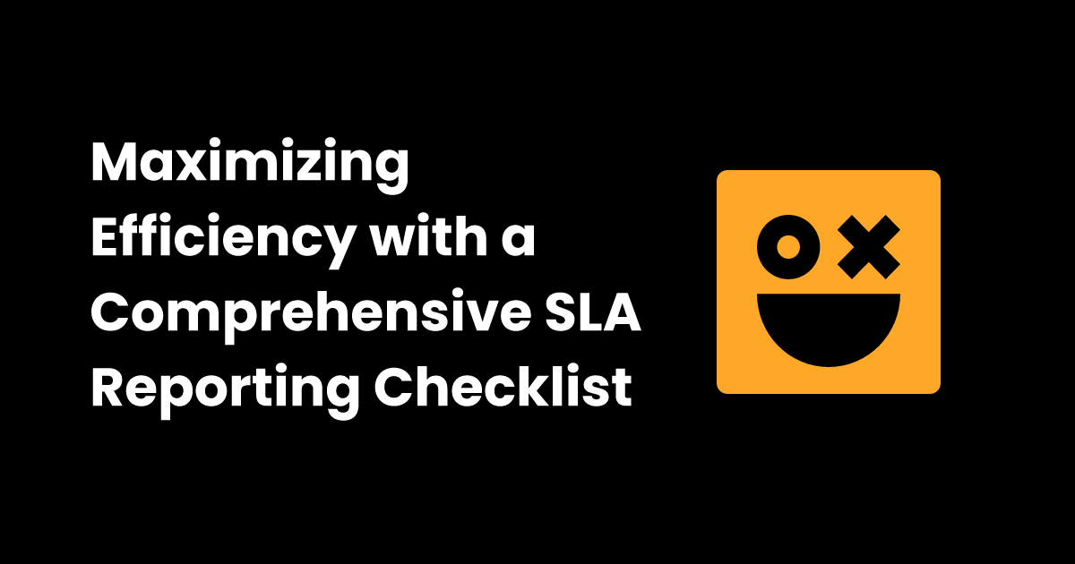 Sla reporting checklist | checklist.gg