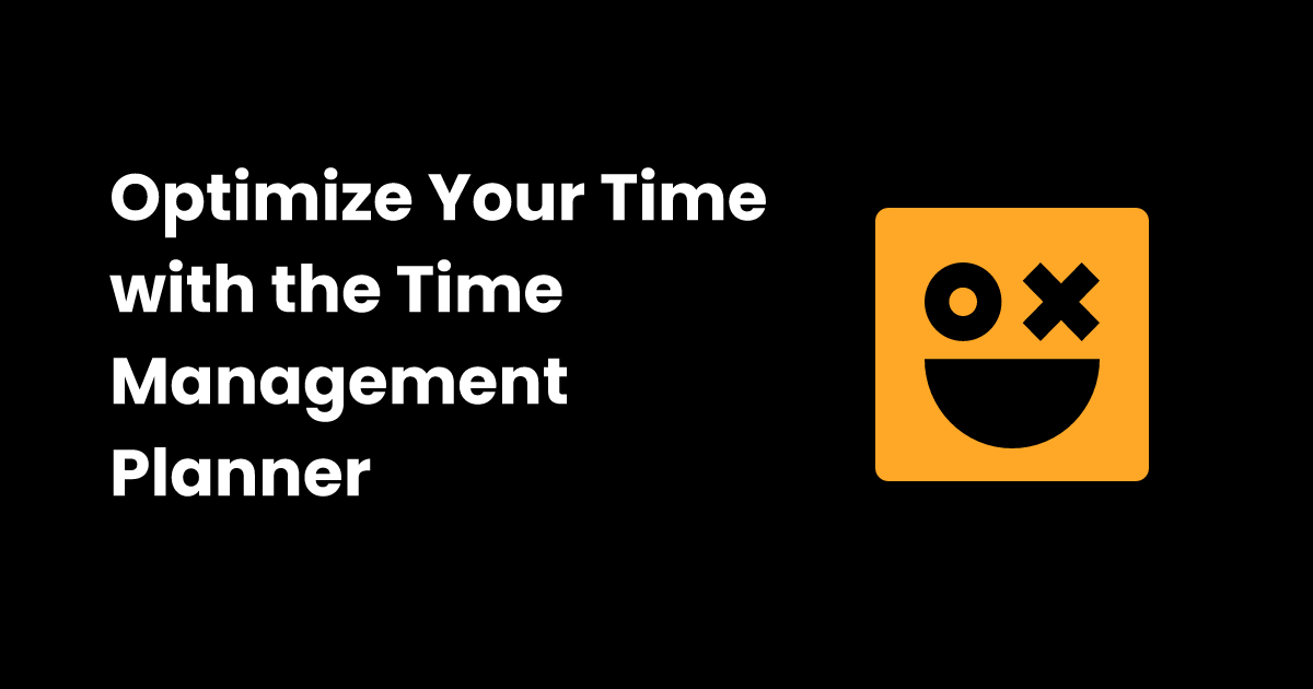Time Management Planner | checklist.gg