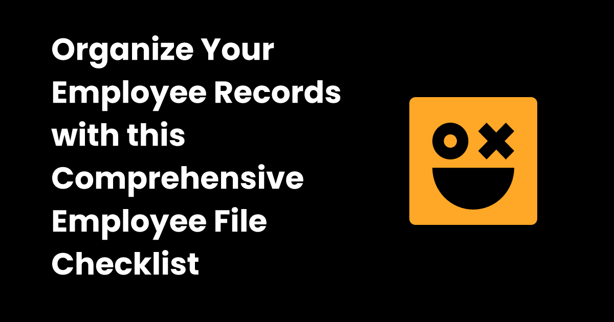 Employee file checklist | checklist.gg