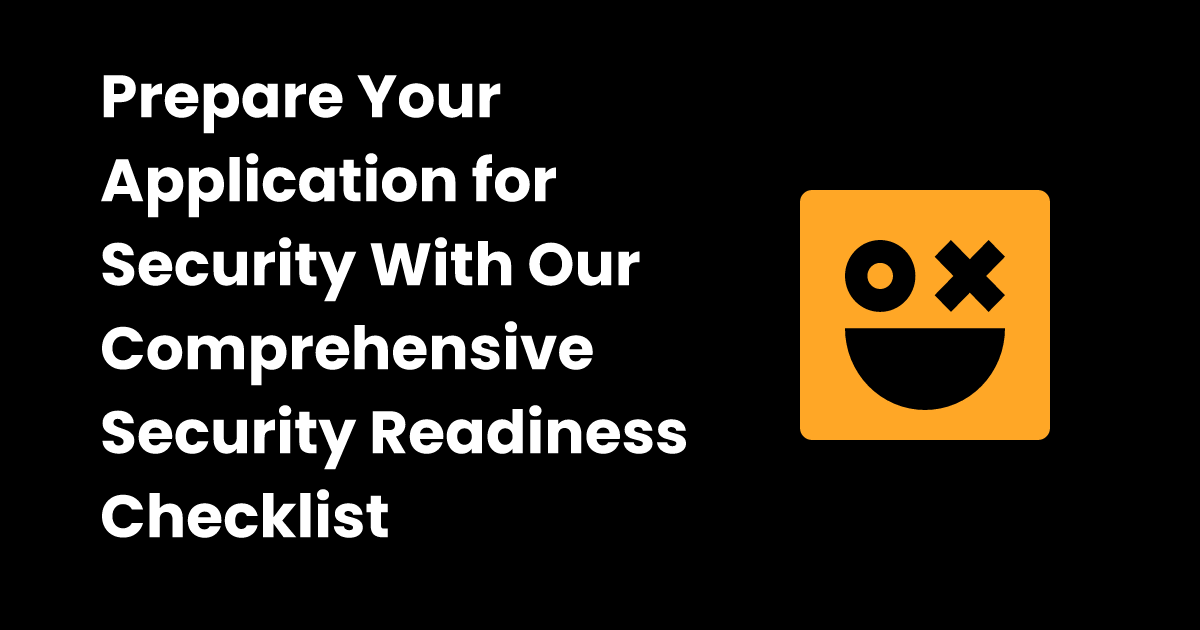 Application security readiness checklist | checklist.gg