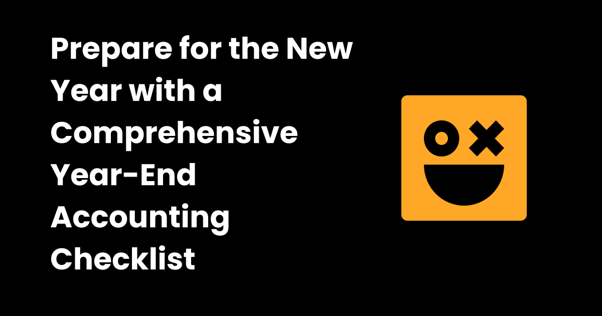 Year end accounting checklist | checklist.gg
