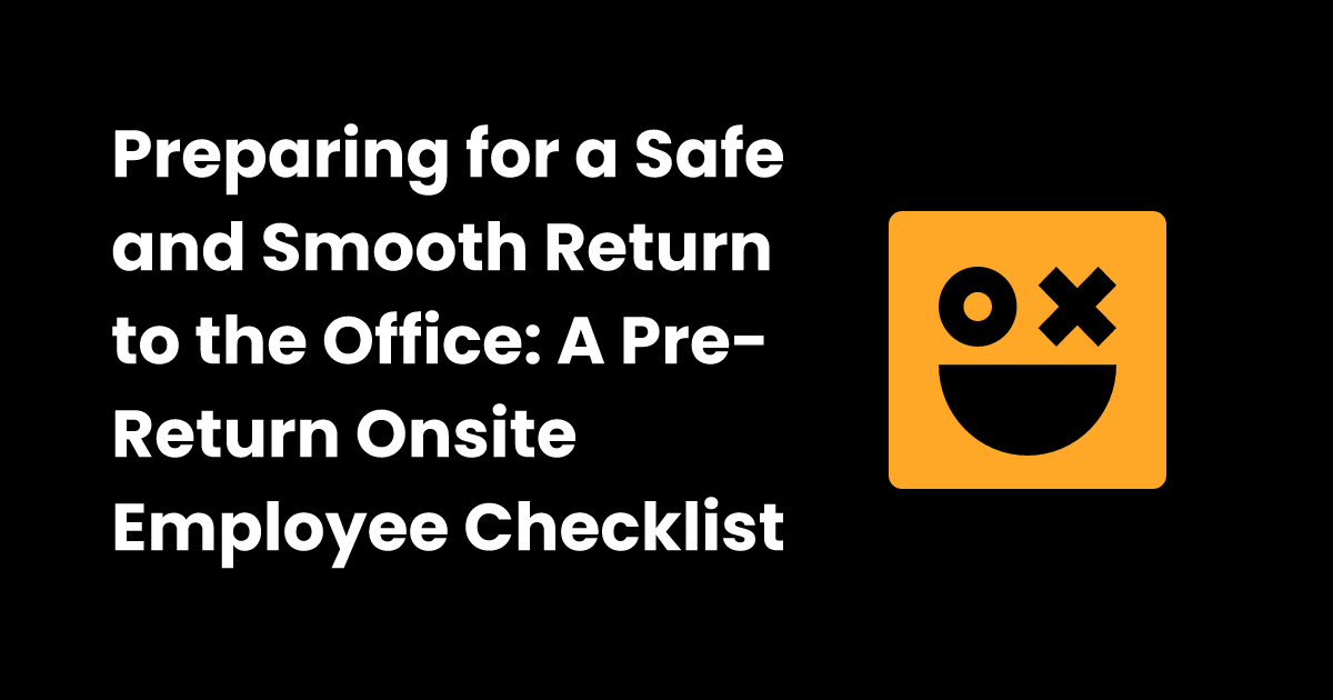 Pre return onsite employee checklist | checklist.gg
