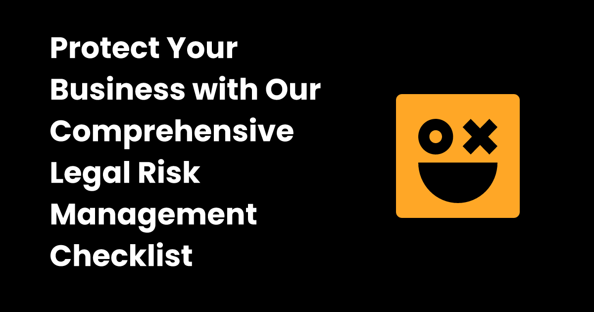 Legal risk management checklist | checklist.gg