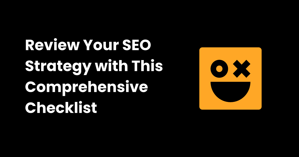 Seo strategy review checklist | checklist.gg