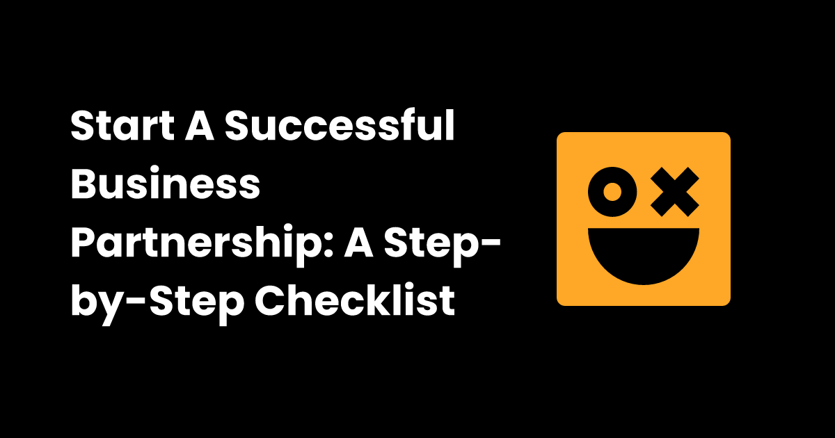Business partnership checklist | checklist.gg