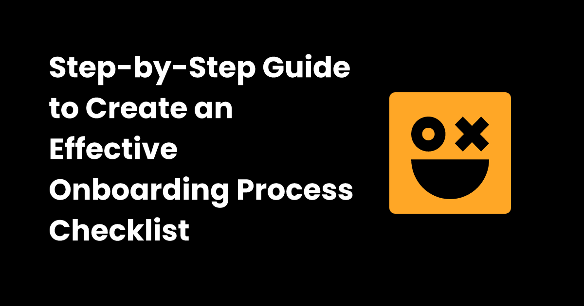 Process onboarding checklist | checklist.gg
