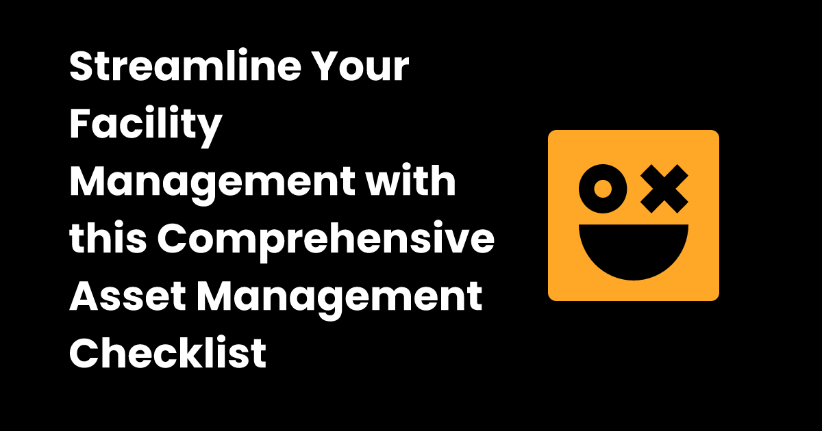 Facility asset management checklist | checklist.gg