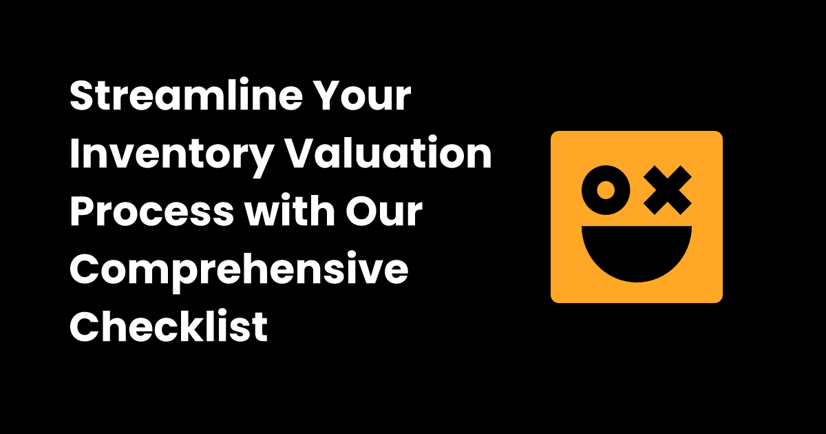 Inventory valuation checklist | checklist.gg
