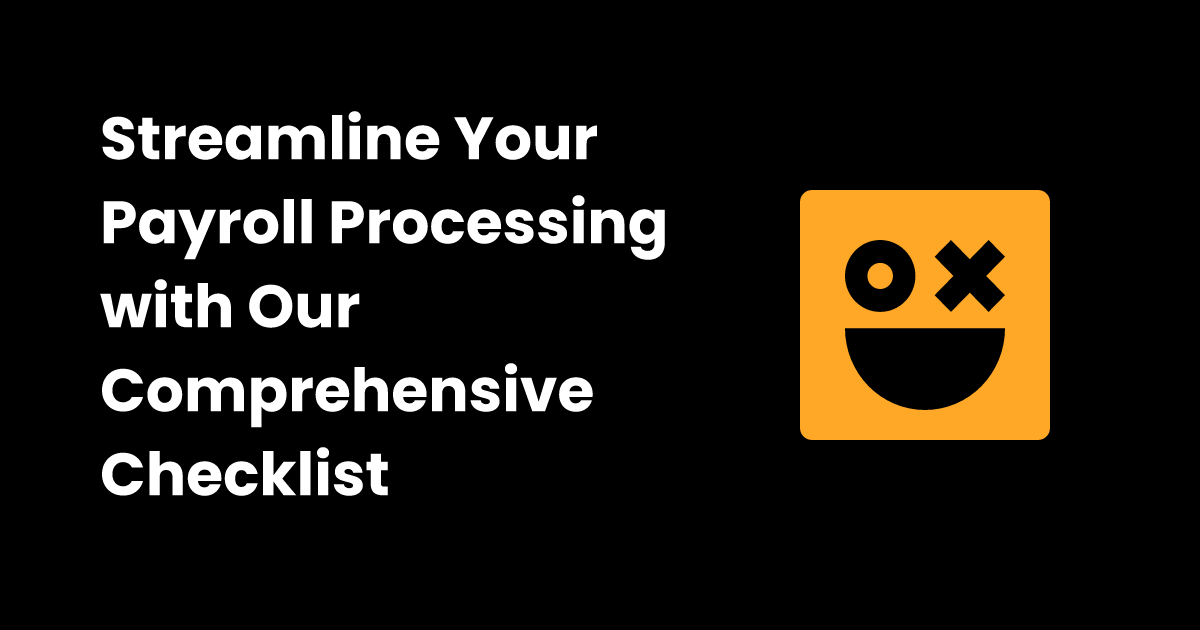 Payroll processing checklist | checklist.gg