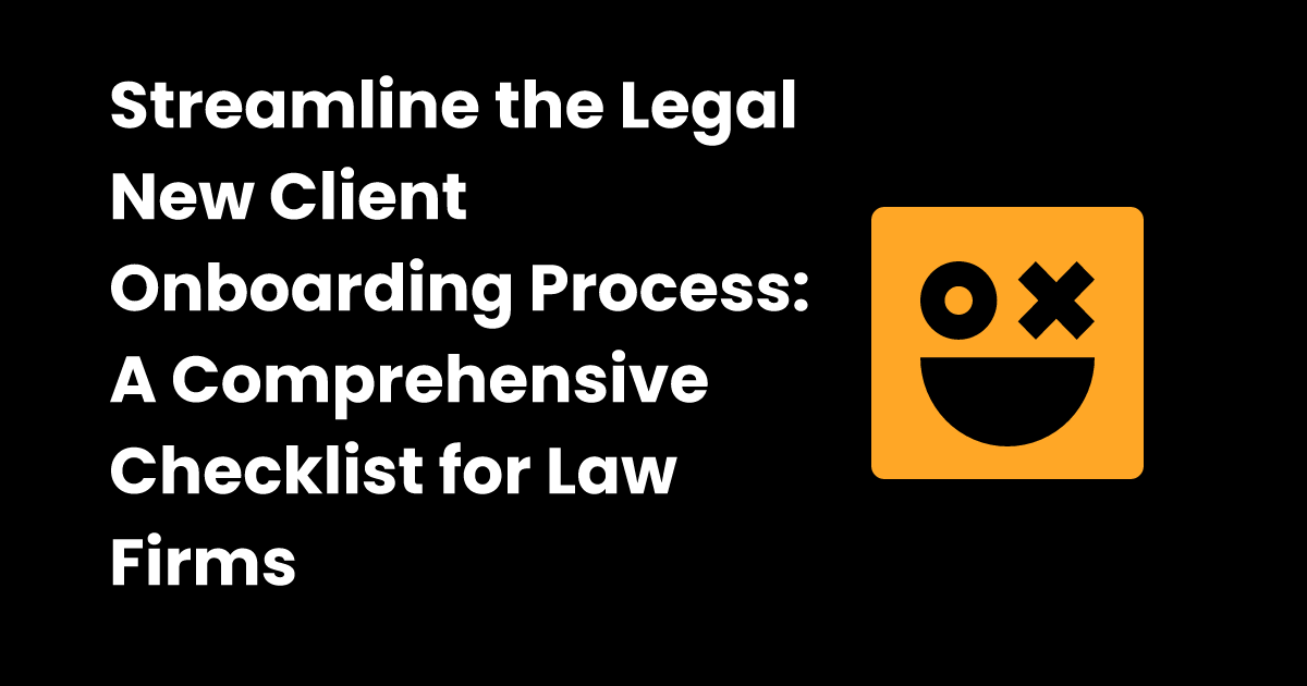 Legal new client onboarding checklist | checklist.gg