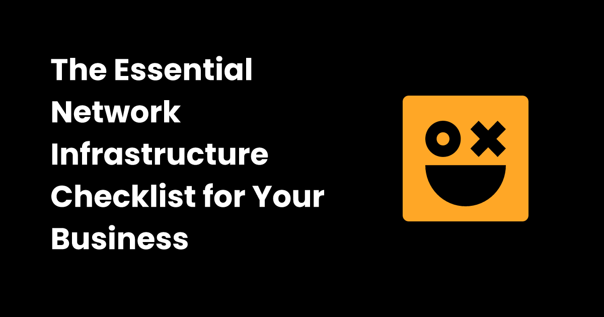 Network Infrastructure Checklist Checklistgg