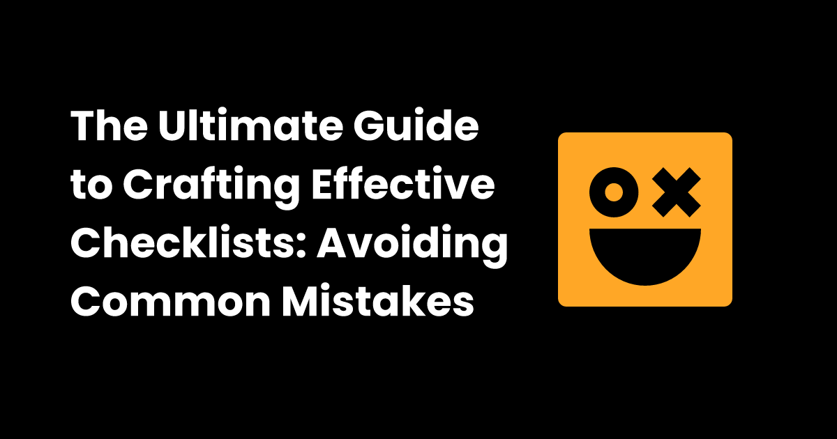 The Top Checklist Pitfalls: What to Avoid When Designing Your Next List ...