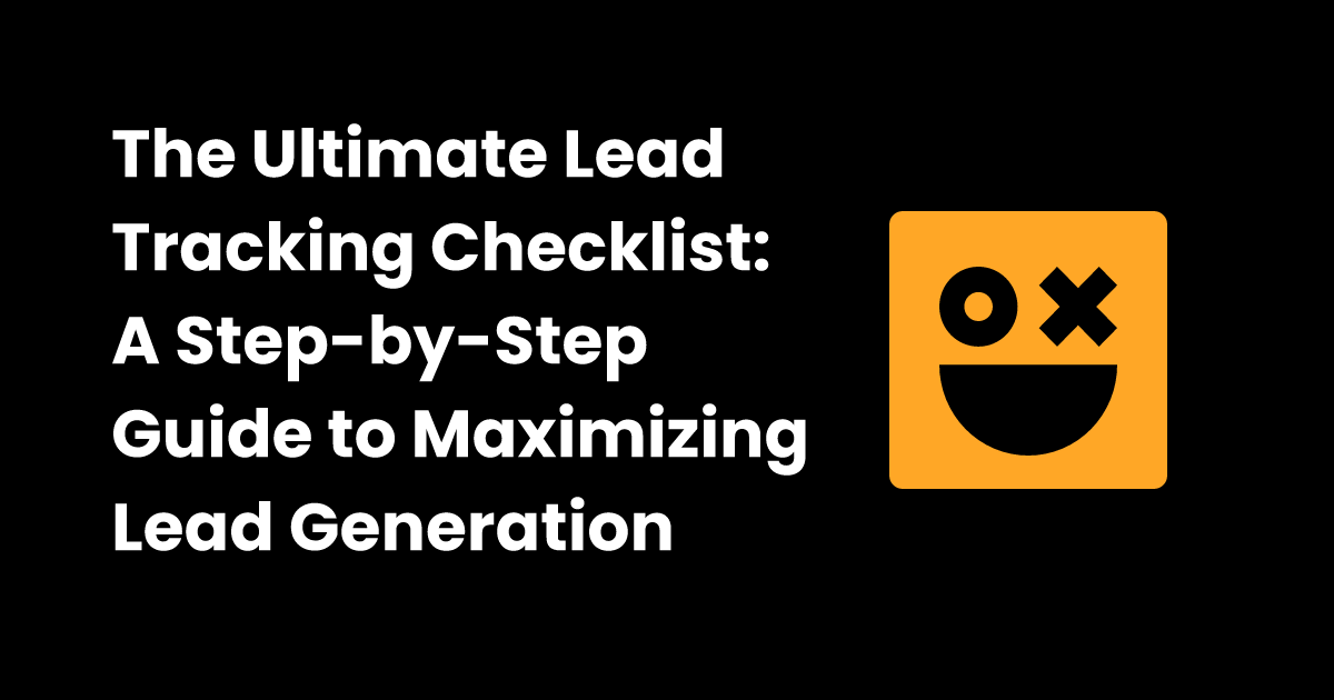 Lead tracking checklist | checklist.gg